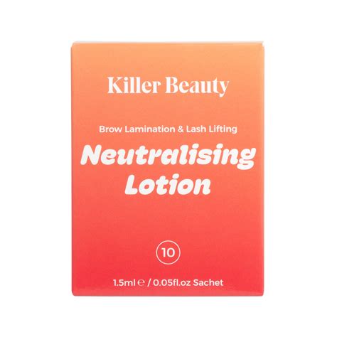 Killer Beauty Brow Lamination And Lash Lifting Step 2 Neutralising Lotion