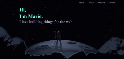 Github Cmarioepportfolio First Version Of My Personal Portfolio Built With Gatsby