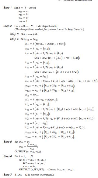 Solved Use the Linear Shooting method to approximate the | Chegg.com