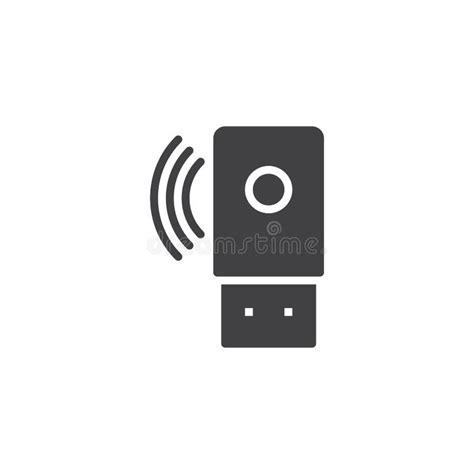 Usb G Modem Vector Icon Stock Vector Illustration Of Computer