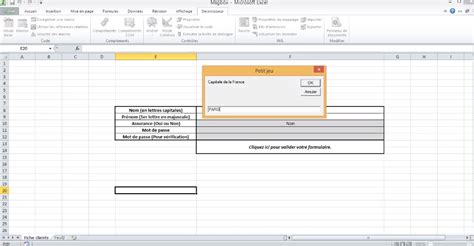 Tuto Les Boîtes De Dialogue En Programmation Dans Excel Sur