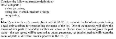 Consider The Following Structure Definition Struct Chegg