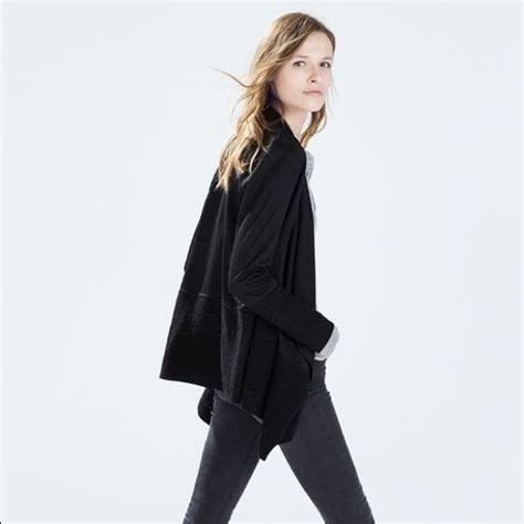 Zara Black Knit Cardigan Black Knit Cardigan Knitwear Women Clothes