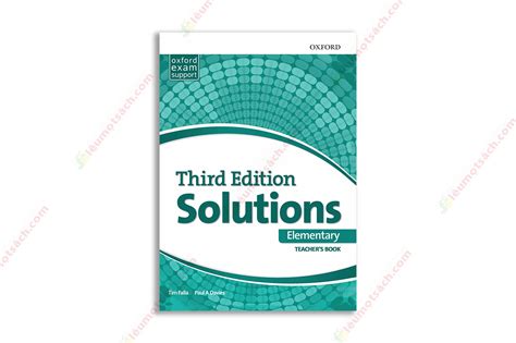 [sách] Oxford Solution Elementary Third Edition Teachers Book Siêu Mọt Sách