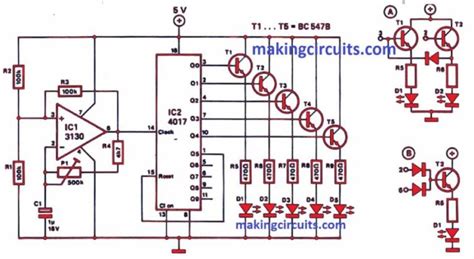 Decorative Flashing LED Circuit Making Easy Circuits