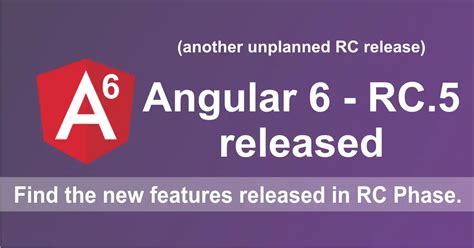 Angular 6 Features Find Whats New In Angular 6