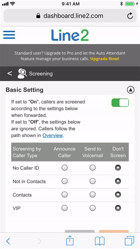 Call Handling Screening Line Support