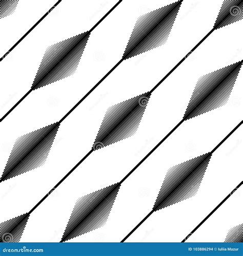 Universal Linear Geometric Seamless Pattern With Transition Stock Vector Illustration Of
