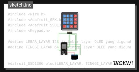 Pertemuan 4 Input Keypad Outpud Oled Wokwi Esp32 Stm32 Arduino Pertemuan 4 Input Keypad Outpud Oled Wokwi Esp32 Stm32 Arduino