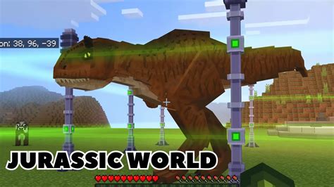 Jurassic World Addon 121 Mcpebedrock Mod Mc Modnet