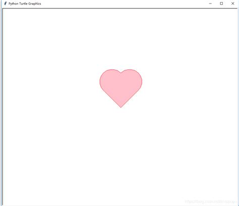 使用turtle绘制爱心 Csdn博客