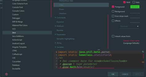 IntelliJ Change The Color Of Classes Or Data Types For Java Stack Overflow