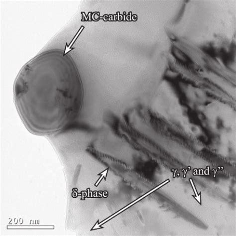 7 Phases In The Heat Treated Sample Mc Carbides Are Still Present