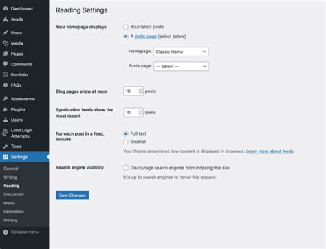 The Wordpress Dashboard Settings Explained Avada Website Builder