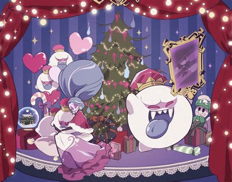 Luigi King Boo And Hellen Gravely Mario And 2 More Drawn By