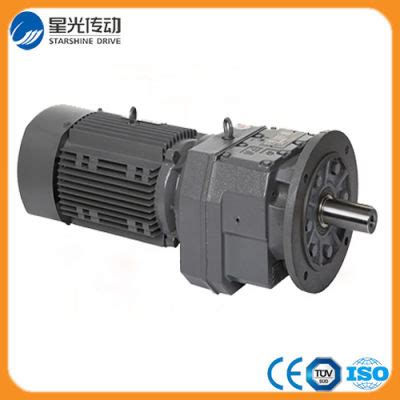 China HP HP HP Flange Mounting Helical IEC Motor Gearbox RF China Gear Box Geared Motor
