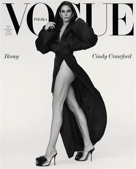 Ikony Cindy Crawford Covers Vogue Poland November 2022 — Anne Of