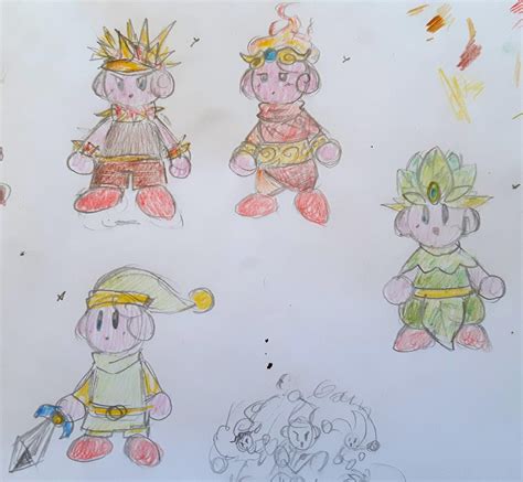Humanized Kirby Copy Abilities R Kirby