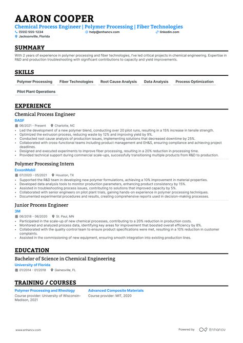 16 Successful Process Engineer Resume Examples And Writing Tips For 2024