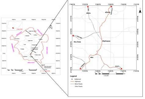 Location Map Of The Study Area Download Scientific Diagram