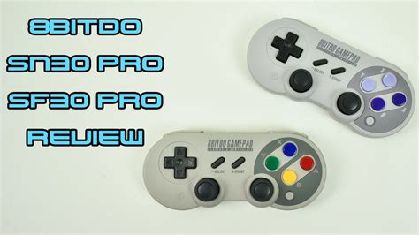 8bitdo Sn30 Pro Sf30 Pro Review Youtube