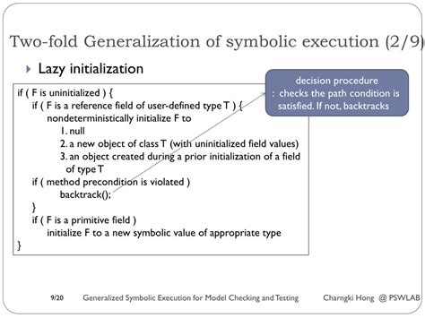 Ppt Generalized Symbolic Execution For Model Checking And Testing Powerpoint Presentation Id