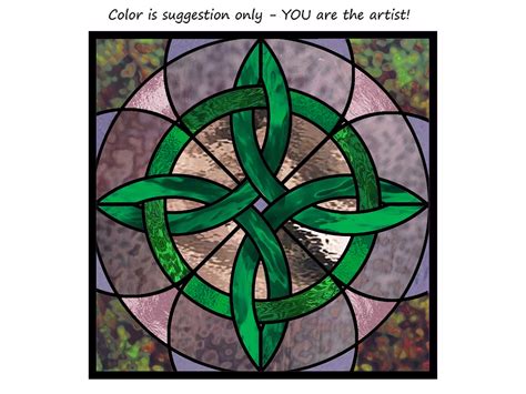 Celtic Stained Glass Patterns