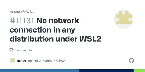 no network connection in any distribution under wsl2 · issue 11131
