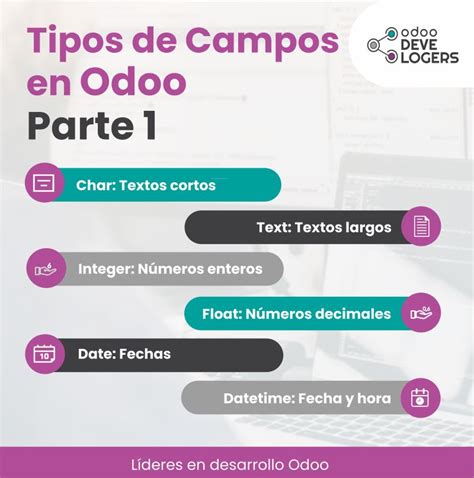 📣🚨¡conoce Los Tipos De Campos En Odoo🚨📣 Develogers