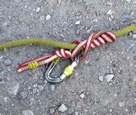 French Prusik Tied With A Sling Note How This 60 Cm Sling Has Been