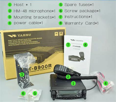 Yaesu Ft 8900r Quad Band 2950144430mhz Mobile Fm Transceivers
