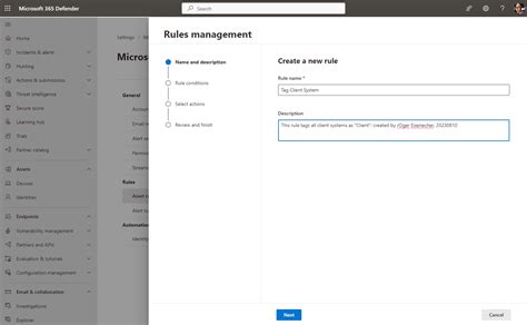 Microsoft Defender For Endpoint Asset Rules · Sekureco42