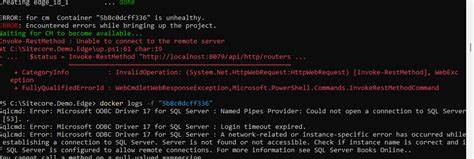 Sitecore Demo Edge Docker Setup Invoke Restmethod Unable To Connect To The Remote Server Error