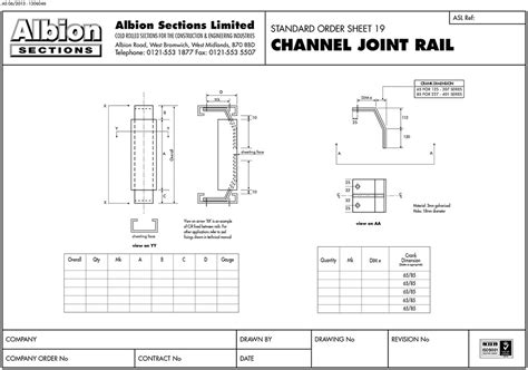 Vertical Rail Assembles And Standard End Cleats Albion Sections
