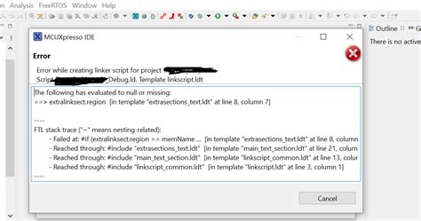 Solved Mcuxpresso Linker Issue Error While Creating Linker Script For Project Nxp Community