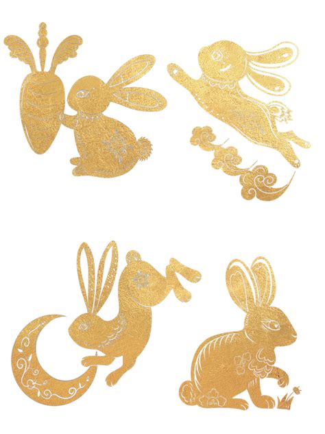 兔年剪纸素材 30