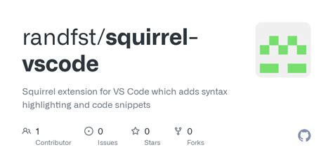 Github Randfst Squirrel Vscode Squirrel Extension For Vs Code Which Adds Syntax Highlighting
