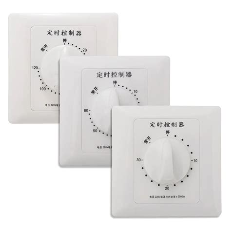 High Power Pump Motor Timer Switch Countdownn 30 60 120 Min 86 Panel Ac 220v 10a In Timers From