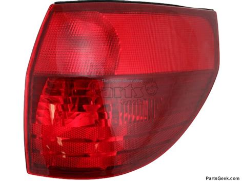 05 2005 Toyota Sienna Tail Light Assembly Body Electrical Action