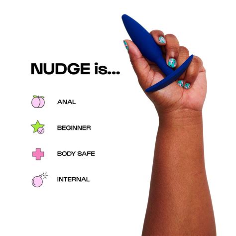 Nudge Slim Tapered Silicone Sex Toy Cantiqla