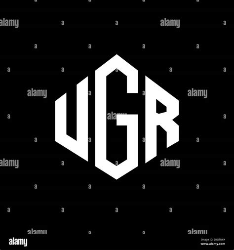Ugr Letter Logo Design With Polygon Shape Ugr Polygon And Cube Shape Logo Design Ugr Hexagon