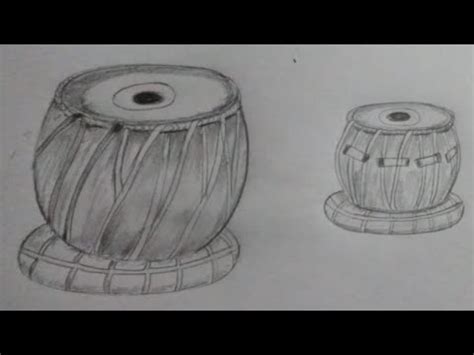 How To Draw Tabla Step By Step Very Easy Art Tak Tabla Drawing