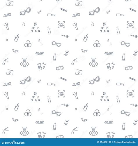 Eyesight Examination Pattern Stock Illustration Illustration Of Checkup Sight 354950130