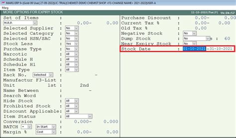 How To View Month Wise Expiry Stock Report In Marg Software