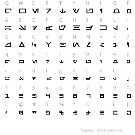 Aurabesh Regular Download For Free At Free Fonts Free Fonts