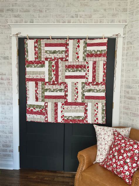 Christmas Patchwork Quilt 2 Etsy