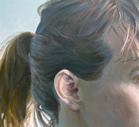 Stephen Wright CATHERINE Contemporary Realism Figurative Art Blonde For Sale At