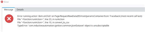downloading a perspective table to csv ignition inductive