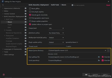 Idea 设置maven路径 对当前项目生效 Andand 永久生效local Repository什么时候能生效 Csdn博客