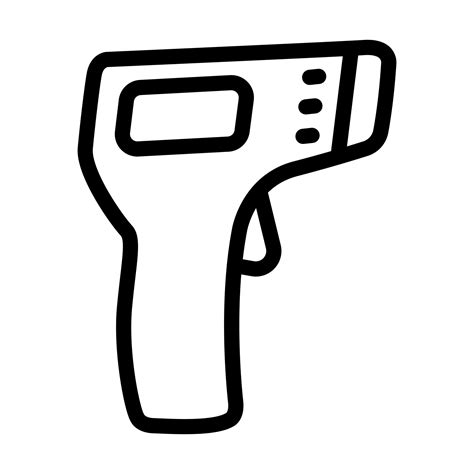 Thermometer Gun Icon Design 22990277 Vector Art At Vecteezy